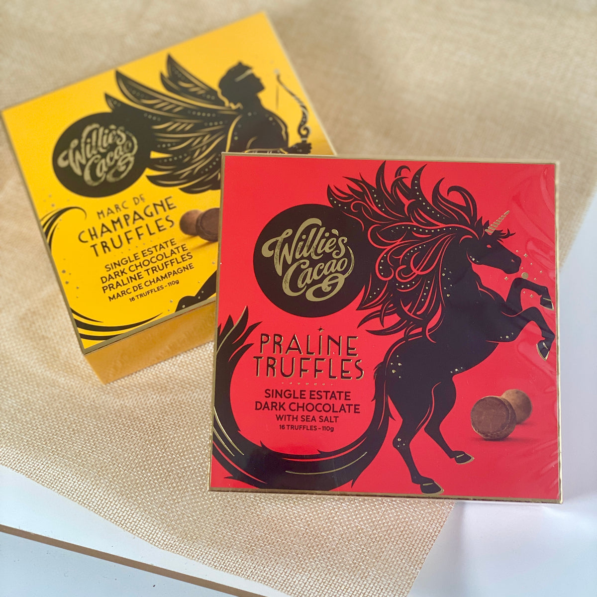 Willie's Cacao - Single Estate Dark Chocolate Truffles 110g ...