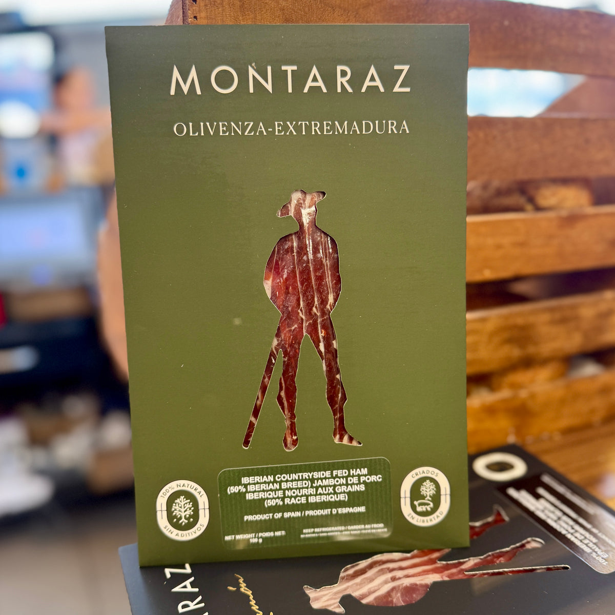 Montaraz Iberian 100% Acorn-Fed Shoulder sliced 100g — Cheesyplace.com