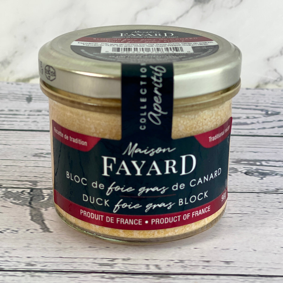 Maison Fayard Bloc de Foie Gras Duck 90g Jar — Cheesyplace.com