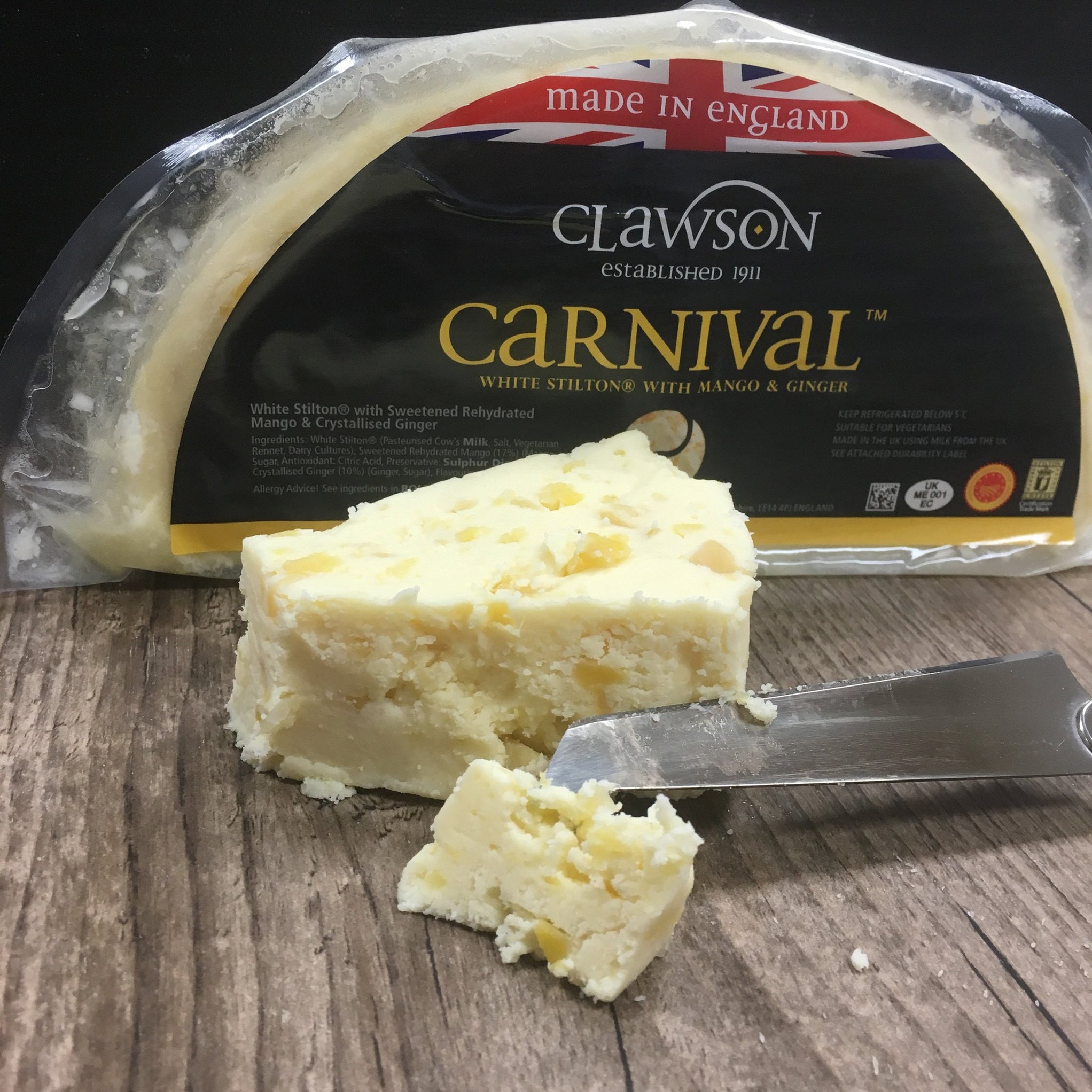 White Stilton with Mango & Ginger Cheese | get it from Cheesyplace ...