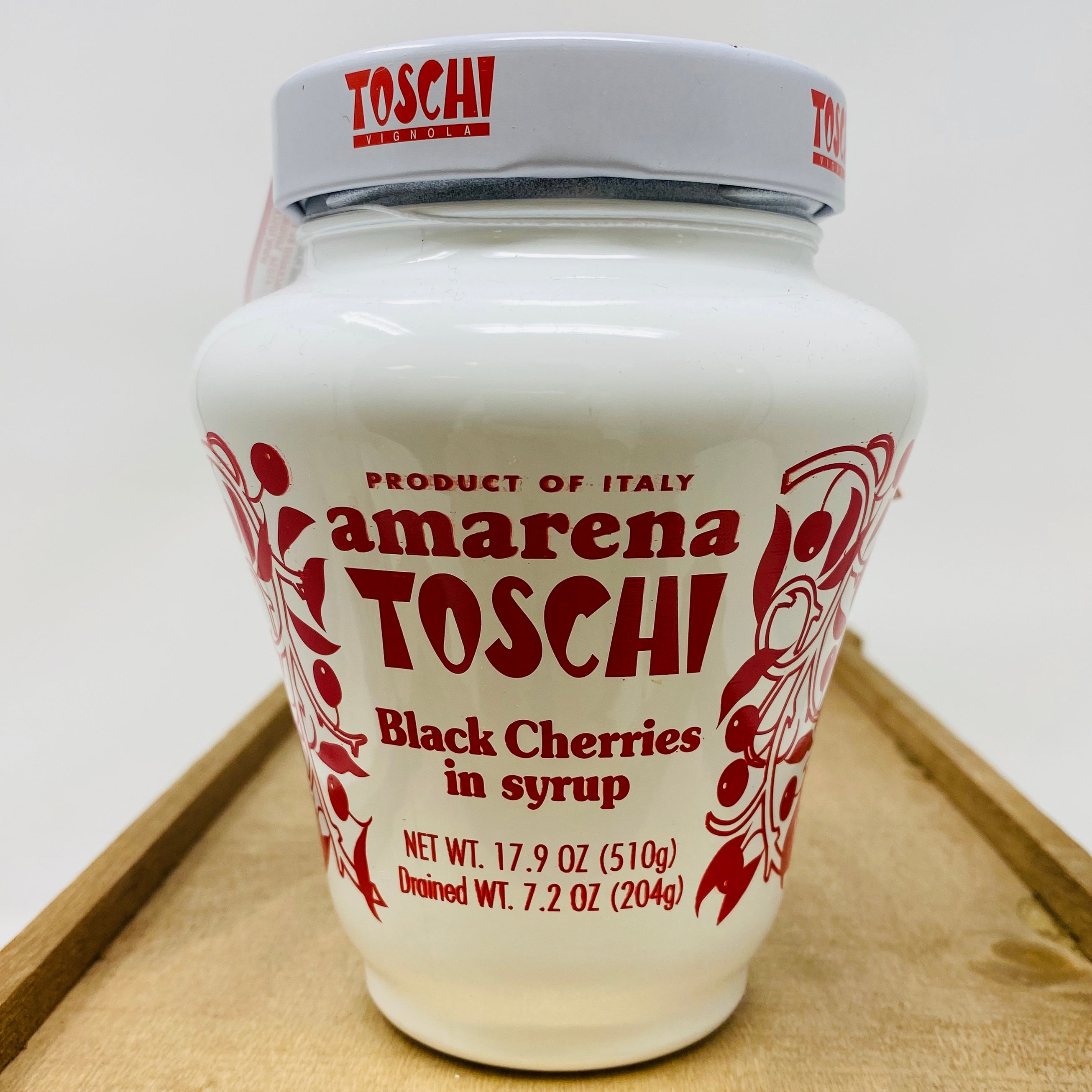 Toschi Amarena Black Cherries in Syrup | delivered by Cheesyplace ...